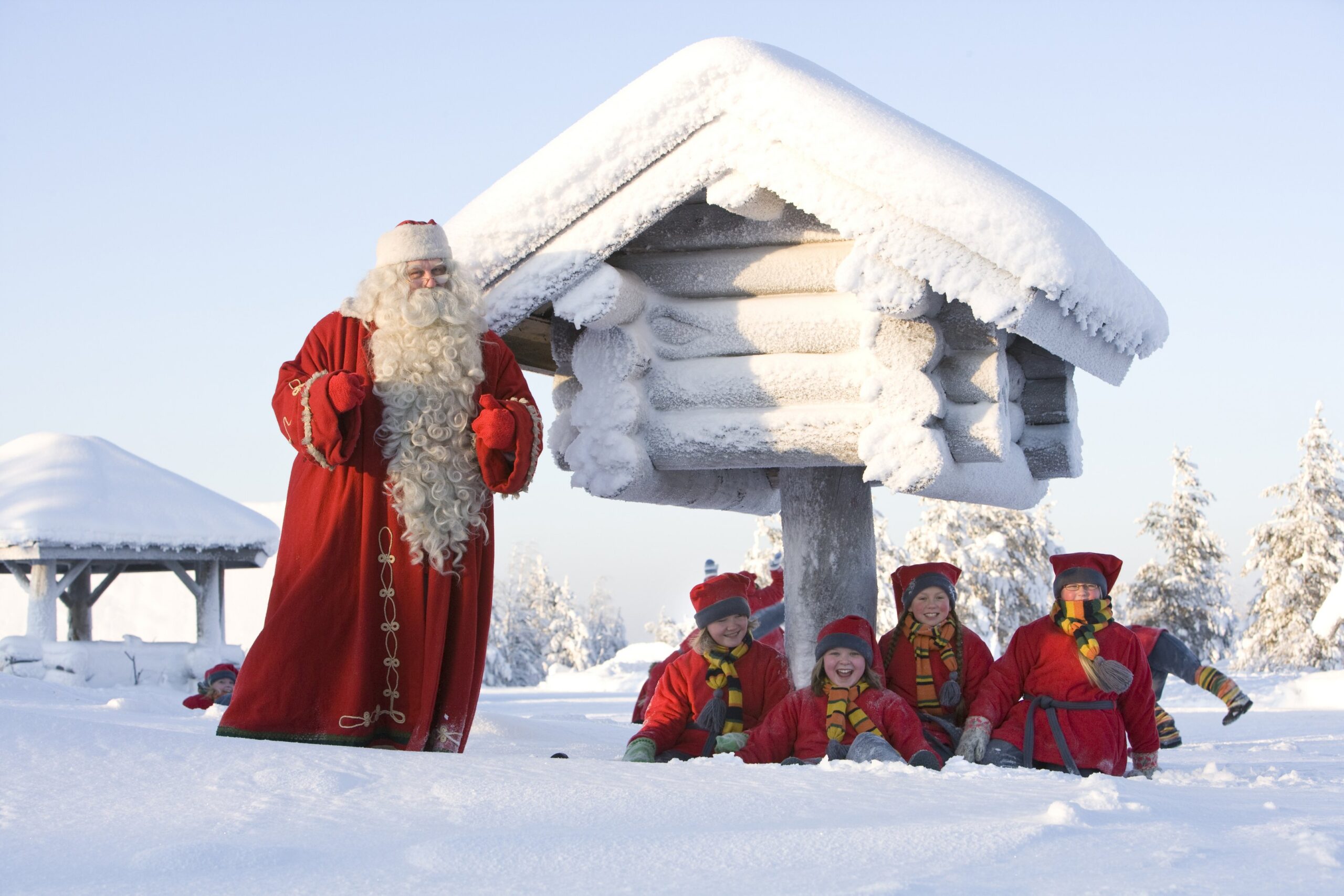 Santa Claus and Little elves in Rovaniemi Lapland Finland • MadameLeFo
